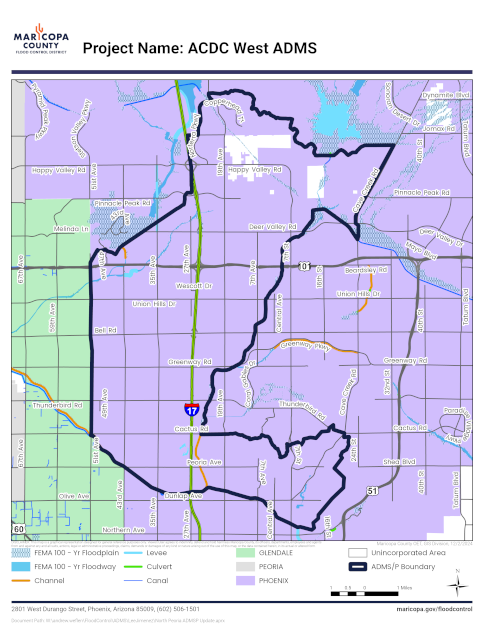 Phoenix Arizona Canal Map